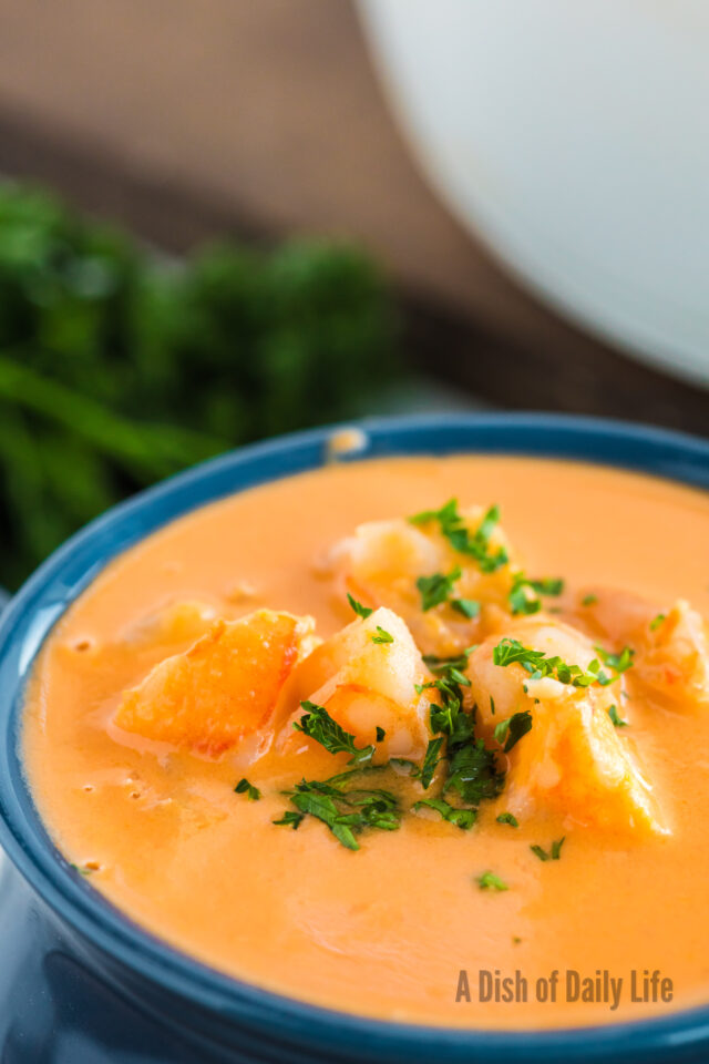 Easy Shrimp Bisque - A Dish of Daily Life