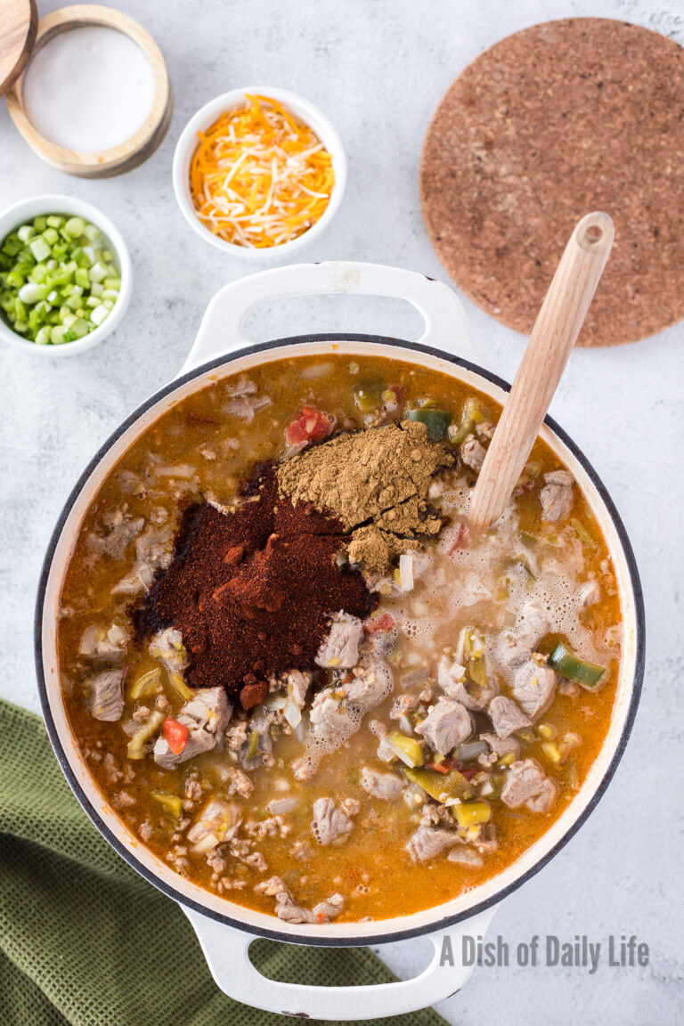 Colorado Green Pork Chili - A Dish of Daily Life