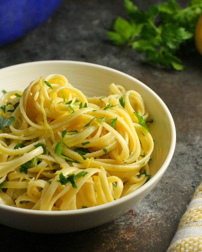 Grilled Lemon Cream Pasta - A Dish of Daily Life