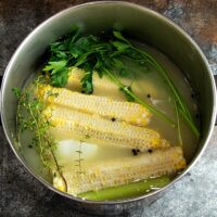 How to Make Corn Stock - A Dish of Daily Life