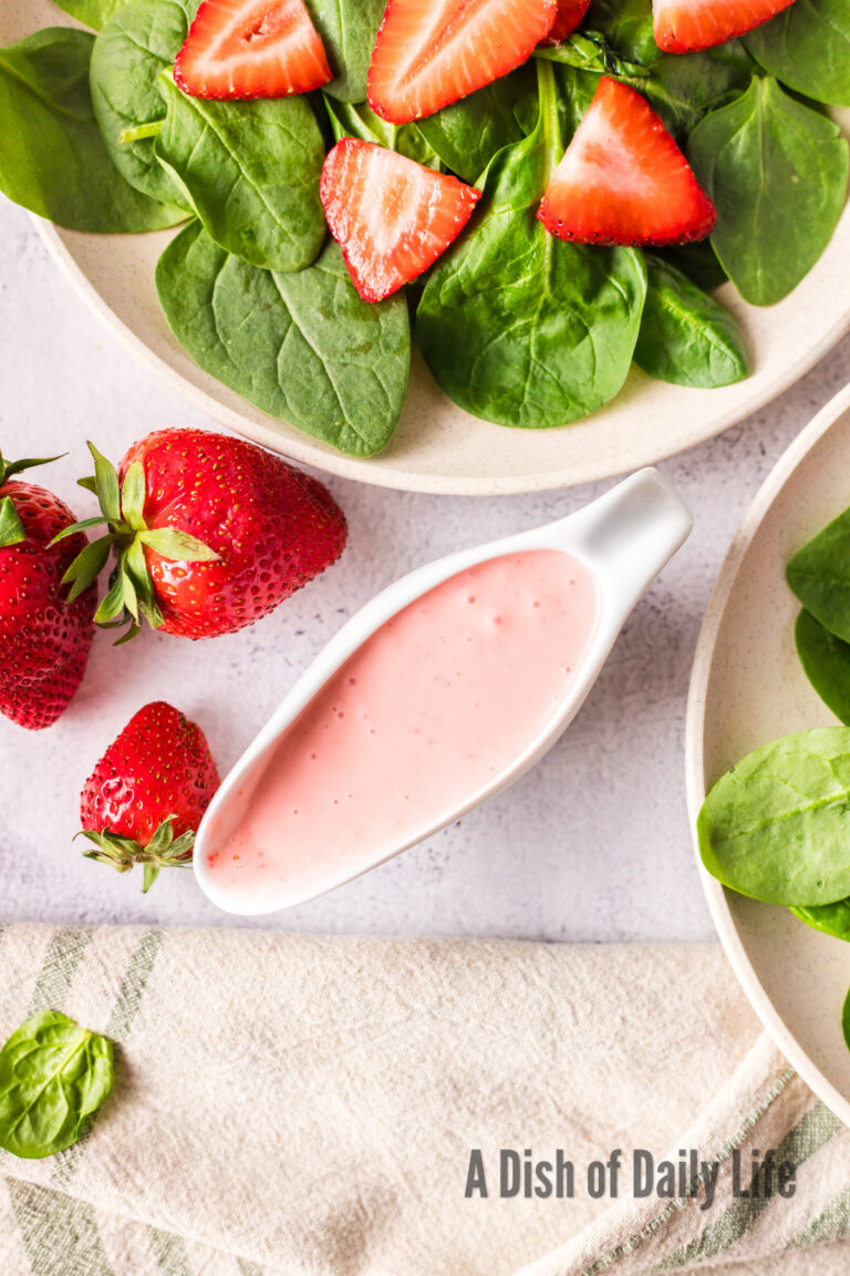 Strawberry Salad Dressing - A Dish of Daily Life