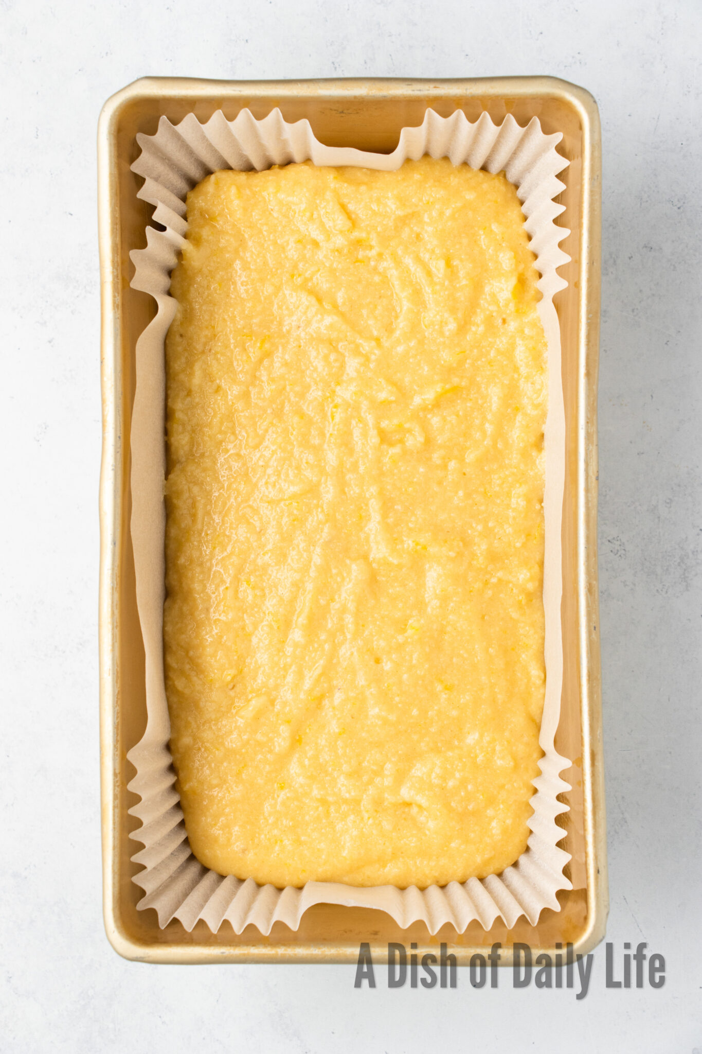 Lemon Almond Loaf Cake - A Dish of Daily Life